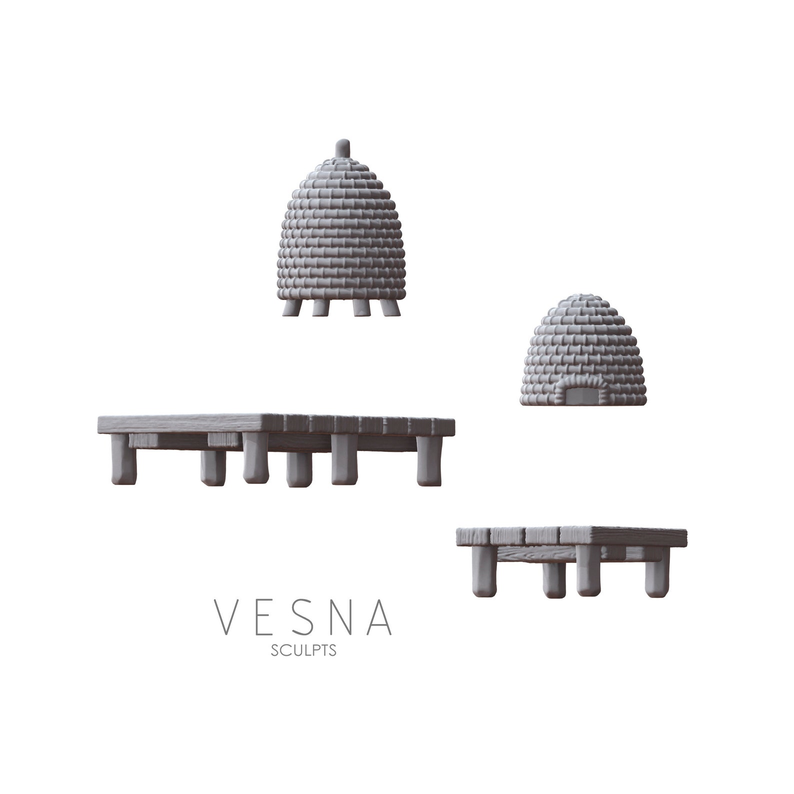 Oh Bee Hive! (medieval) - Terrain/diorama Accessory Pack - Etsy