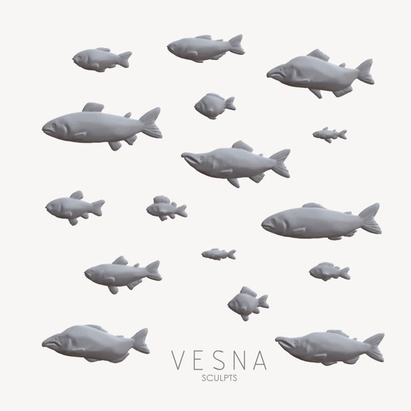 Miniature Fish Replica - Etsy UK