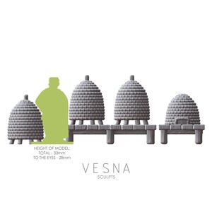 Oh Bee Hive! (medieval) - Terrain/diorama Accessory Pack - Etsy