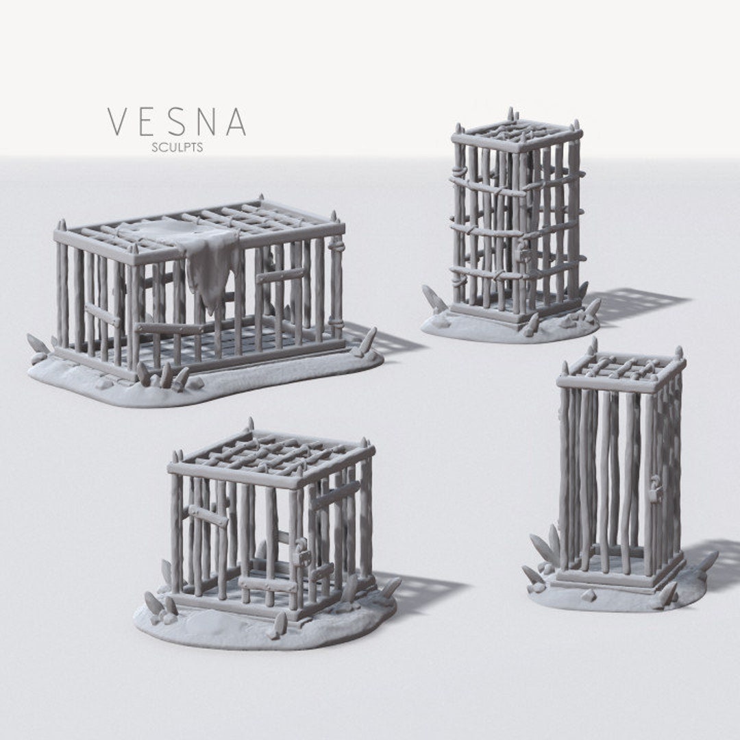Fantasy Cages - Terrain/diorama Accessory Pack - Etsy
