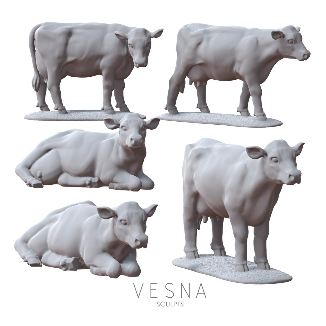 European Cows - Terrain/diorama Accessory Pack - Etsy