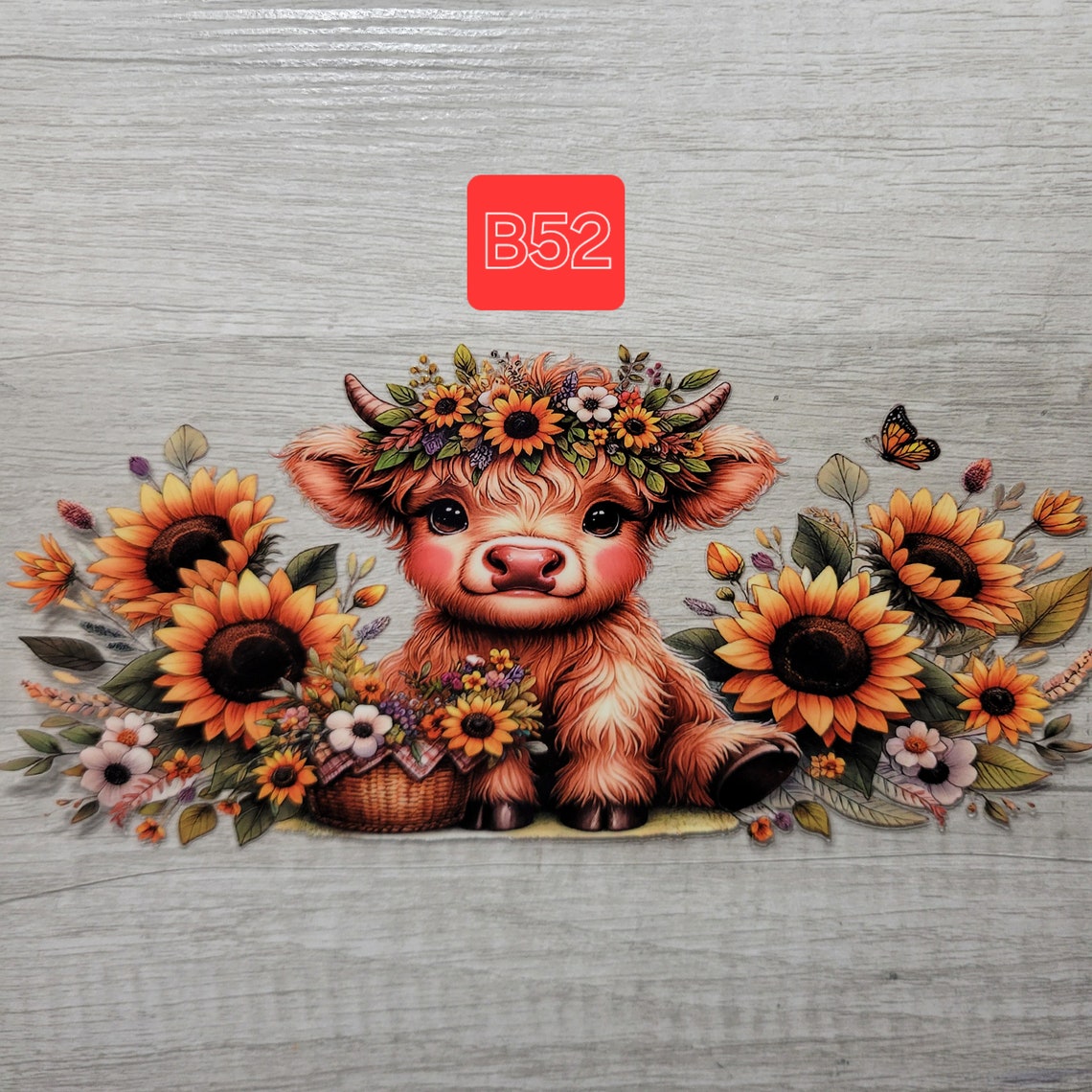 Uv DTF Cow Wrap 16 Oz, Cup Wrap - Etsy