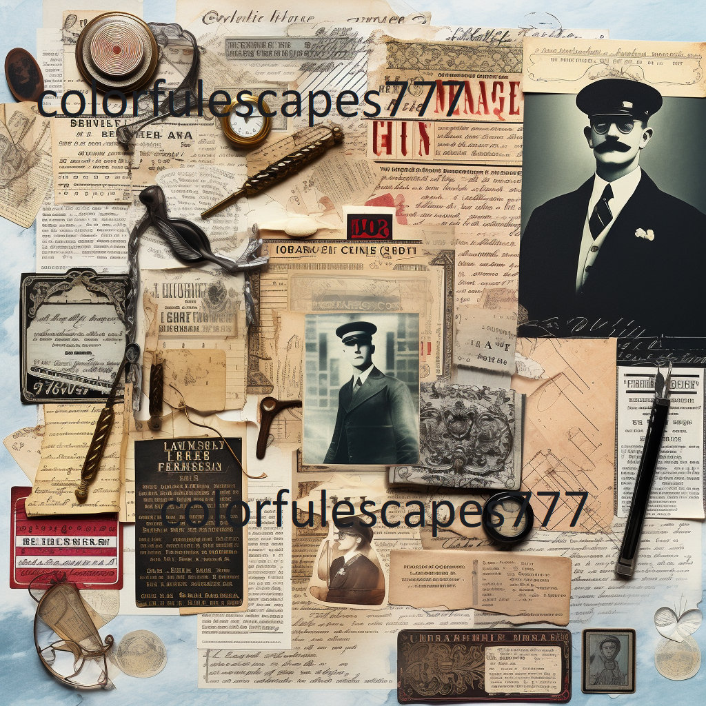 Crime-themed Junk Journal Whimsical Pack | Printable Collage Sheet ...