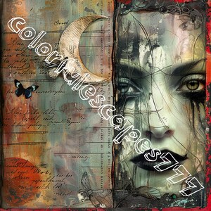 Seth Digital Altered Art Digital Collage Sheet for Journal Page ...