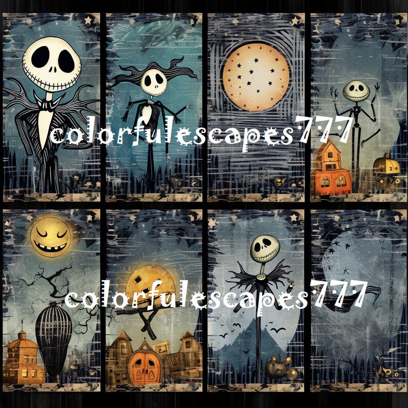 Skeleton Junk Journal Printable Digital Paper Altered Art Journal Page ...