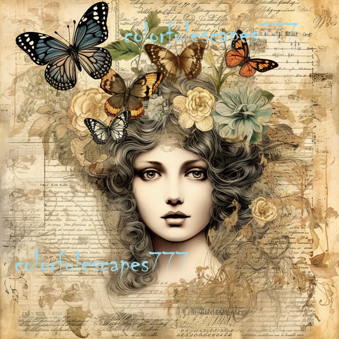 Digital, Download, Printable, Digital Collage, Printable Sheet ...