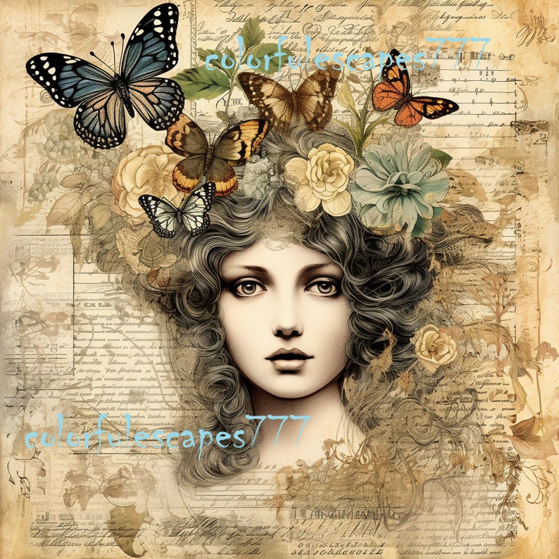 Digital, Download, Printable, Digital Collage, Printable Sheet ...
