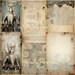 Viking-themed Digital Paper for Altered Art Journals - Collage Sheet ...