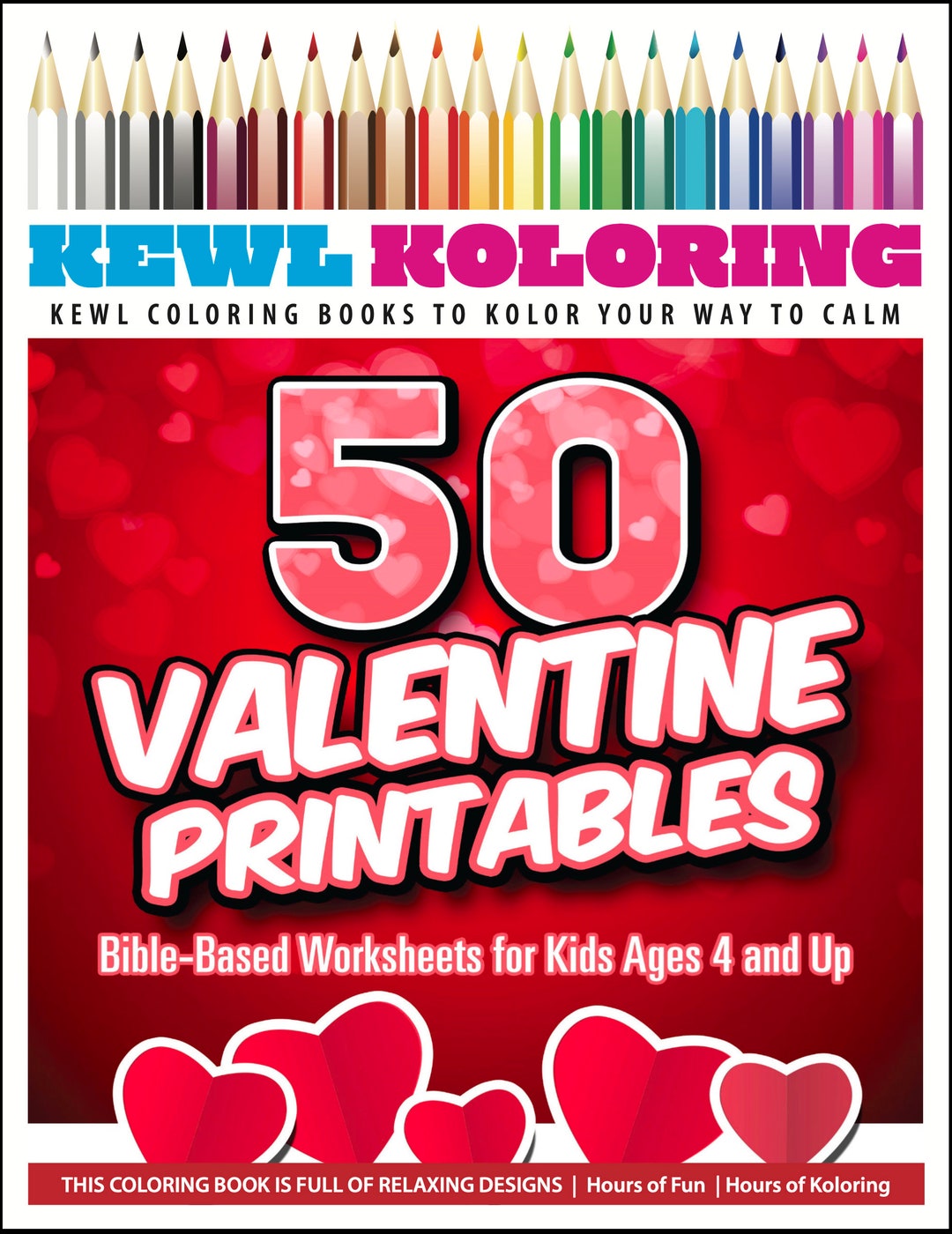 Kewl Koloring Book - Bible Valentine Activity Book - Etsy