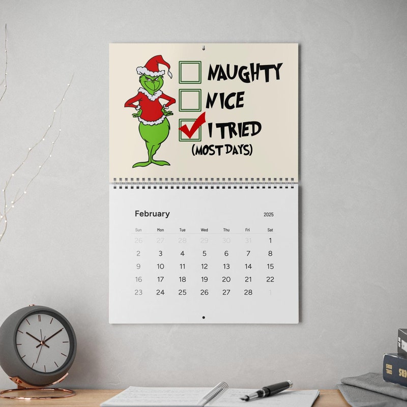 Grinch Calendars - Etsy