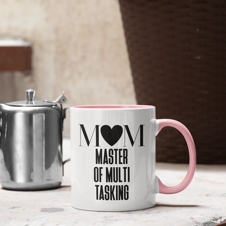 Mom Master of Multitasking Mug, Funny Christmas Gift Moms Birthday Mug ...