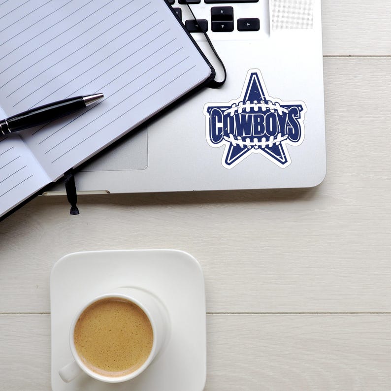 Dallas Cowboys Sticker Cowboys Football Sticker Dallas Football Sticker ...