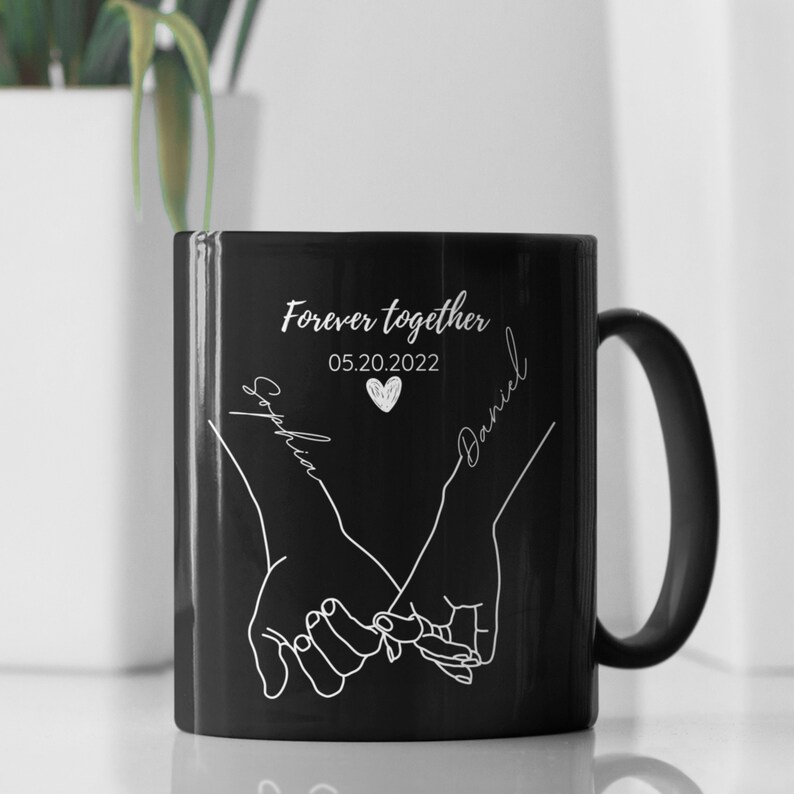 Personalized Matching Couple Mug, Custom Couple Mugs, Forever Together ...