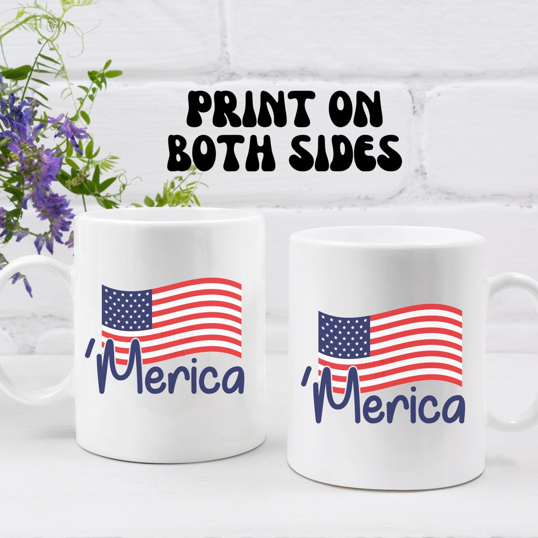 Merica Mug, Patriotic Mug, MAGA Mug, USA Mug, Trump Support Mug, Trump ...