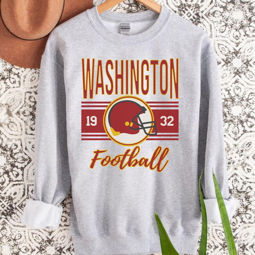 Washington Commanders Football Sweatshirt, Washington Crewneck, Vintage ...