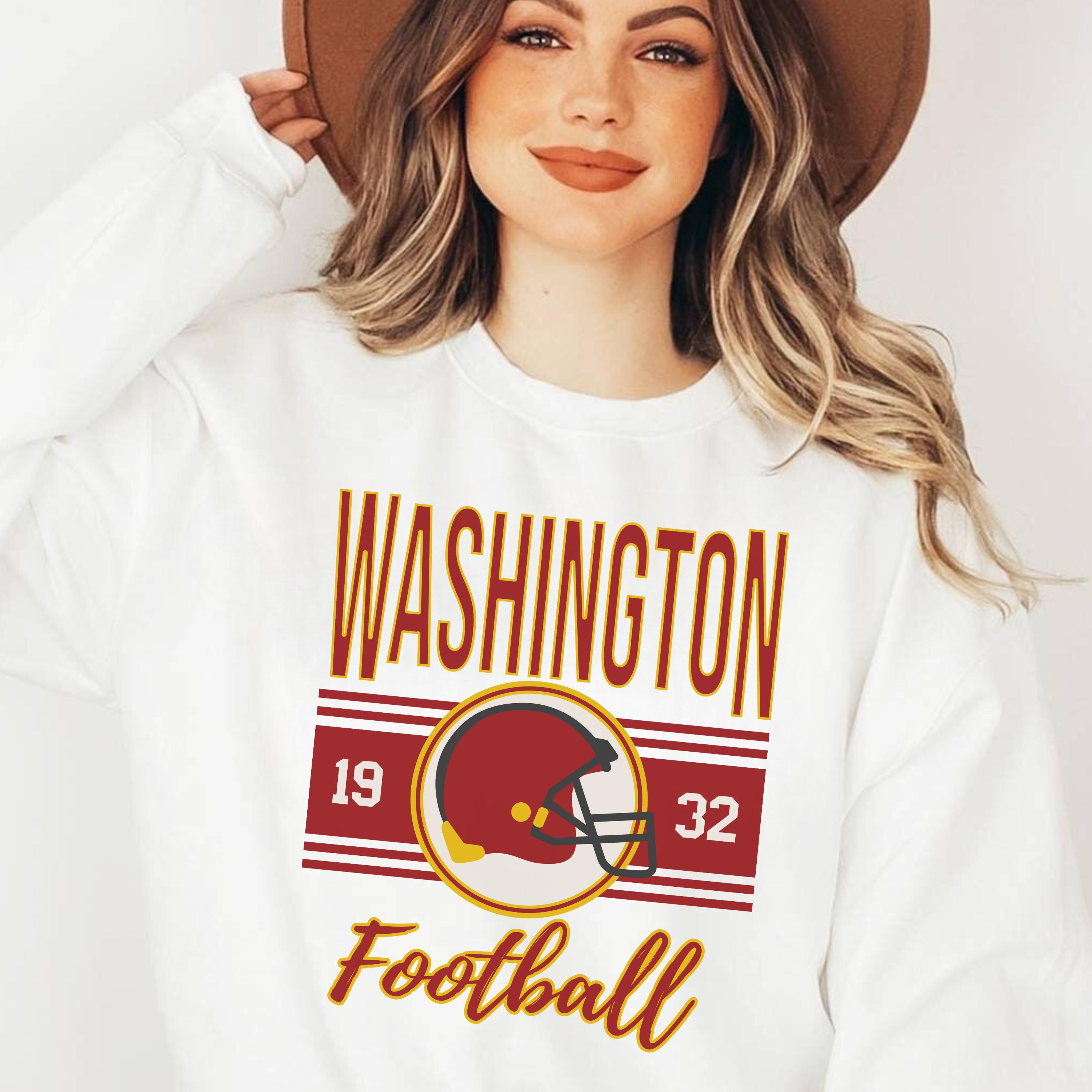 Washington Commanders Football Sweatshirt, Washington Crewneck, Vintage ...