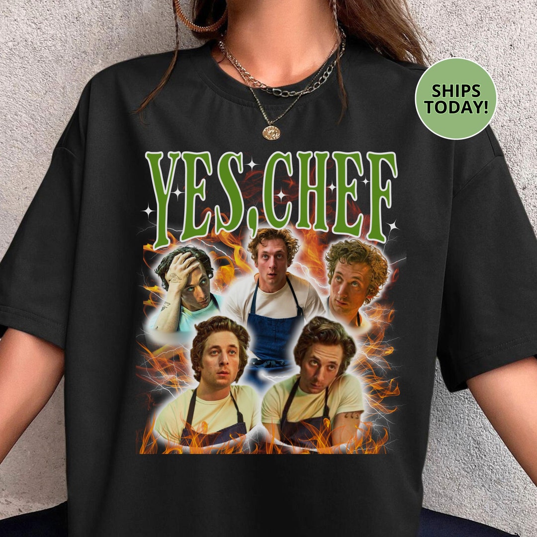 Yes Chef Tshirt, Jeremy Allen White Shirt, Carmy Berzatto the Bear Tee ...