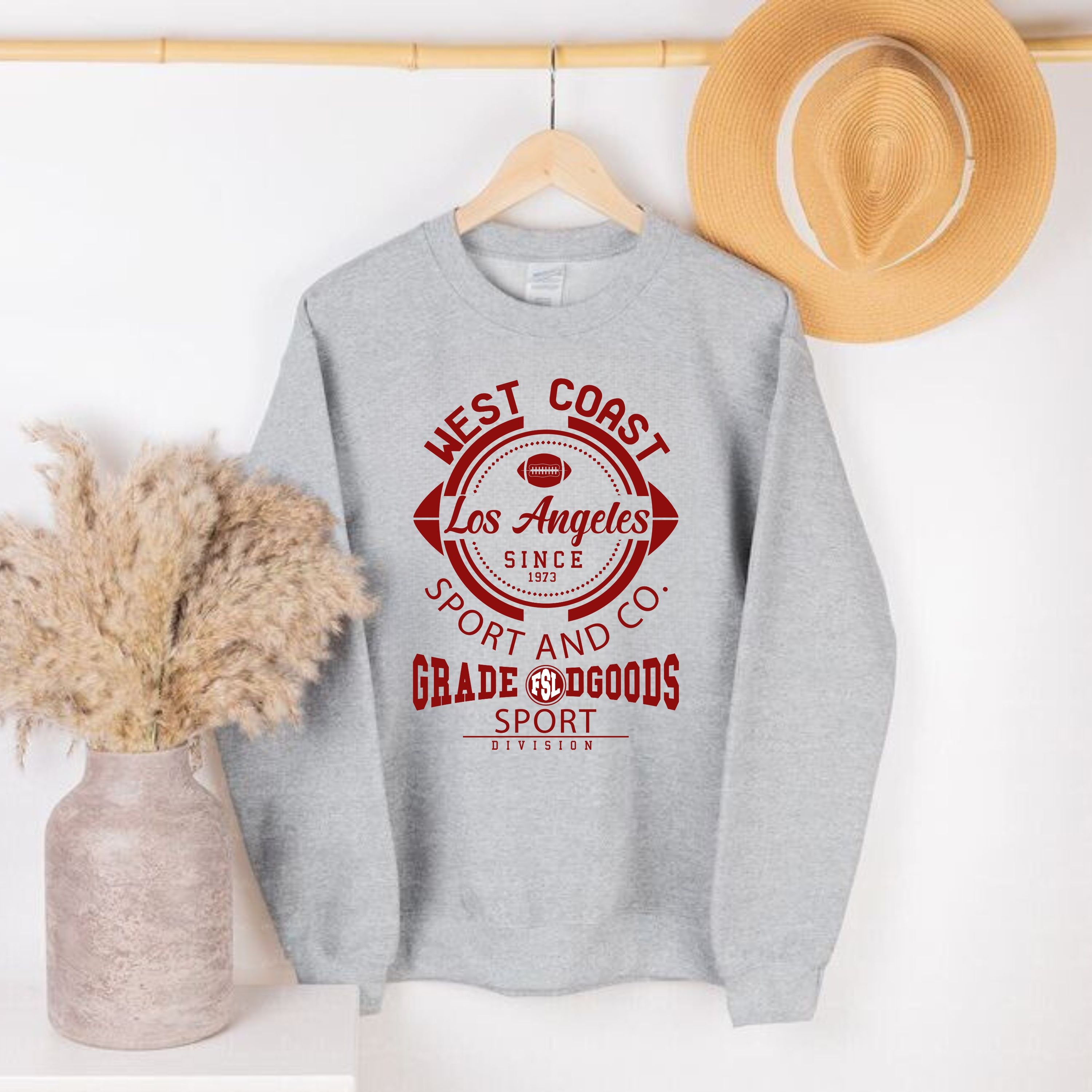 Rams Sweatshirt, Los Angeles Football Vintage Style Comfort Colors ...