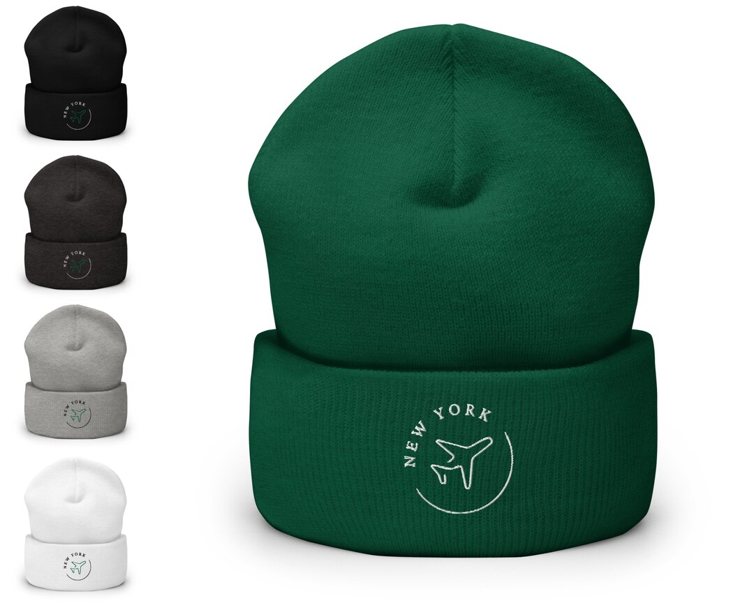 New York Jet Winter Hat, New York Jet Beanie, New York Jet Gift, Jet ...