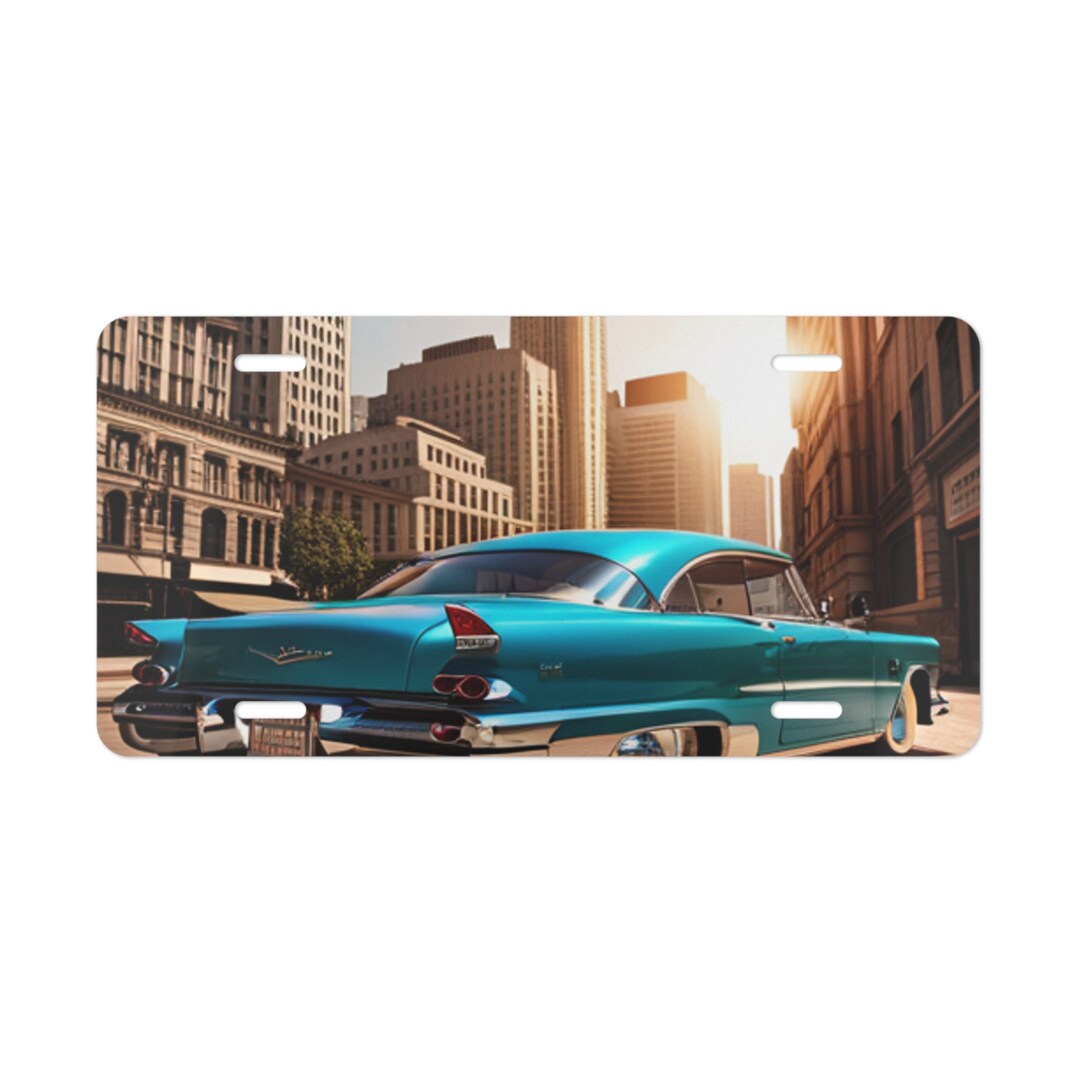 Oldschool Car Plate - Etsy