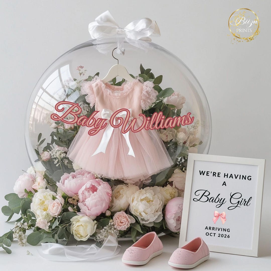 Balloon Pregnancy Announcement It's a Girl Balloon Pregnancy ...