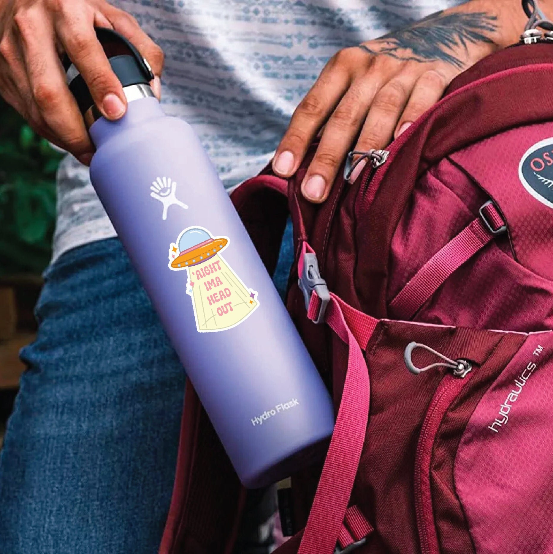 Aight Ima Head Out Die-cut Vinyl Sticker Decal - Etsy