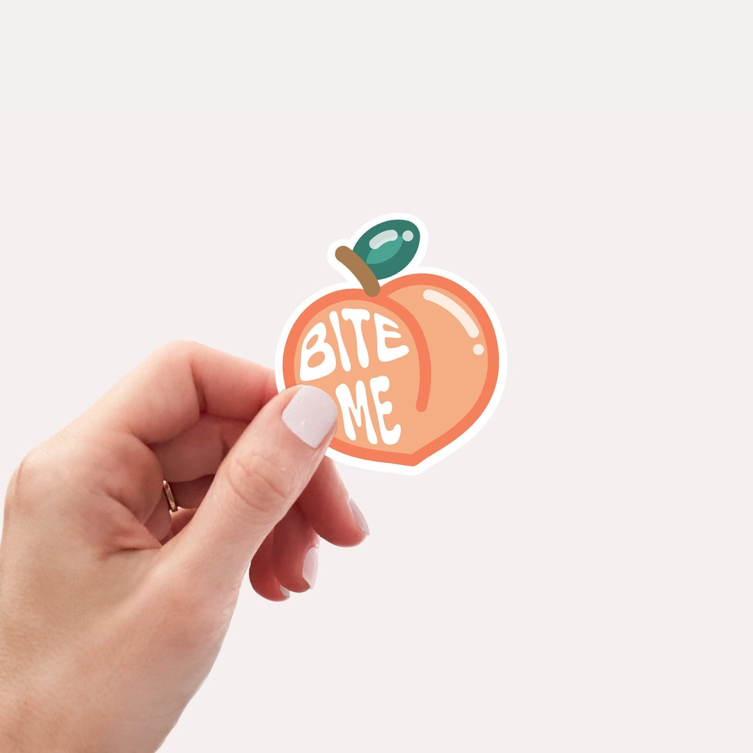 Bite Me Die-cut Vinyl Sticker Decal - Etsy