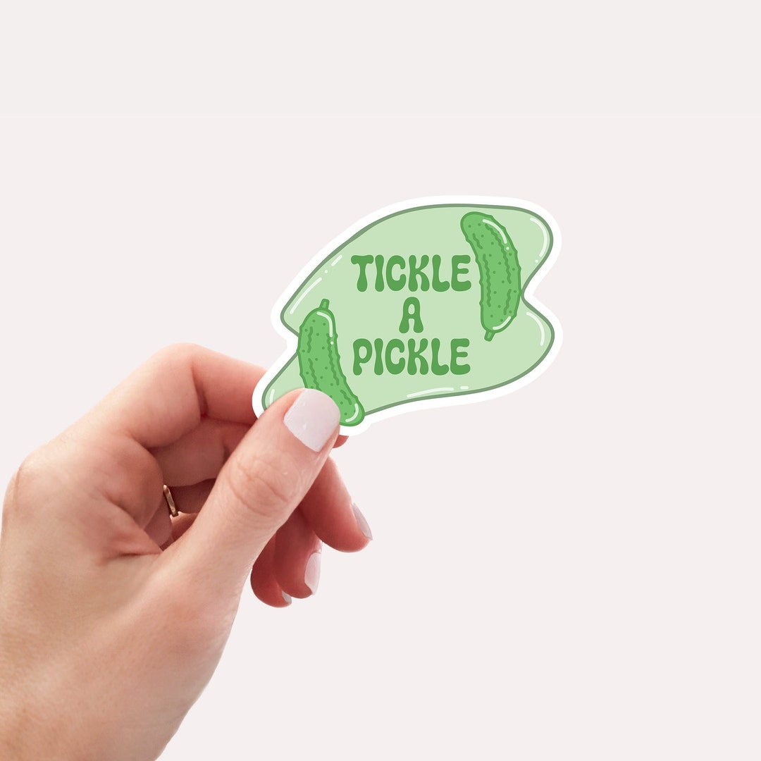 Tickle A Pickle Die-cut Vinyl Sticker Decal - Etsy