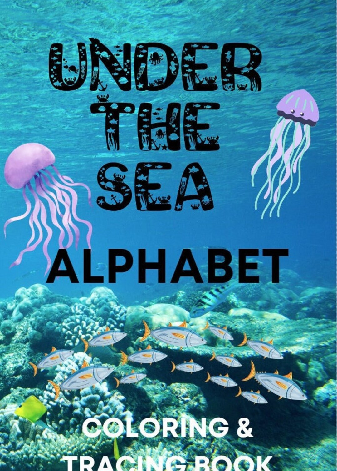 Under the Sea Alphabet Coloring & Tracing Book - Etsy