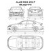 Audi RS3 2017 Technical Drawing Poster - Etsy
