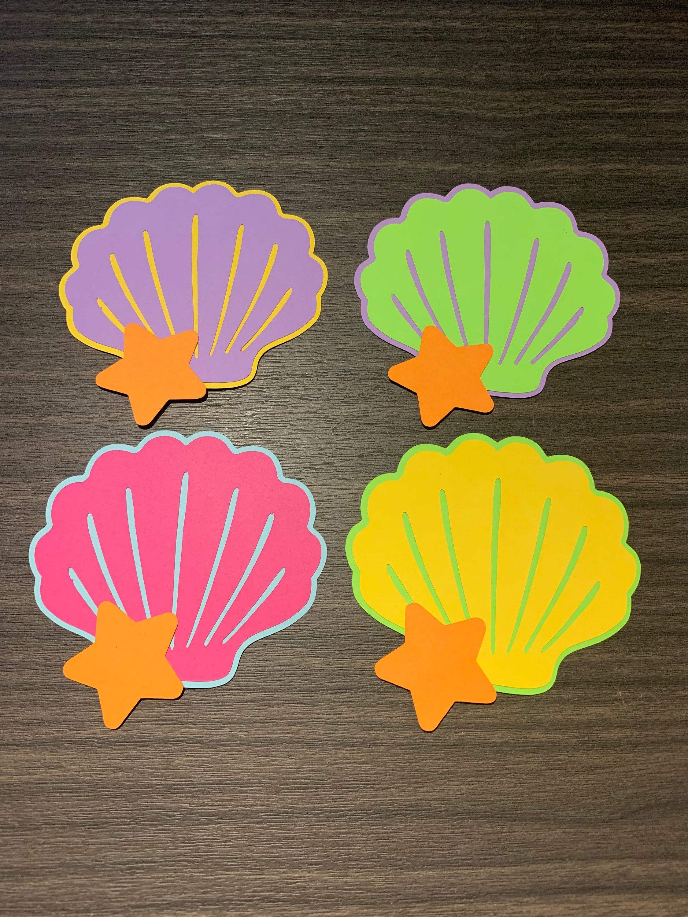 Seashell Door Decorations Fully Assembled Set of 4 College Dorm or ...
