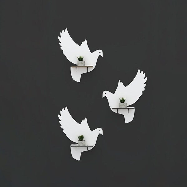 Bird Shelf Decor - Etsy
