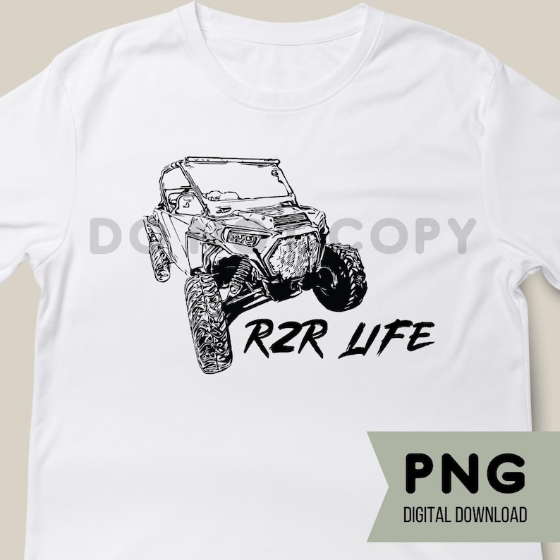 Polaris Rzr PNG Side by Side Sublimation RZR Life PNG Polaris Rzr off Road Tshirt Design for ...