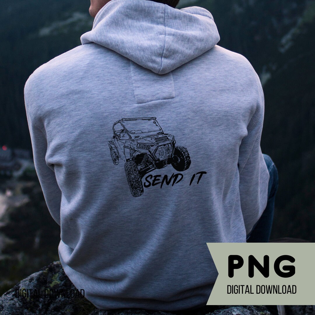 Polaris Rzr Sublimation PNG Side by Side Tshirt Design Send It Digital ...