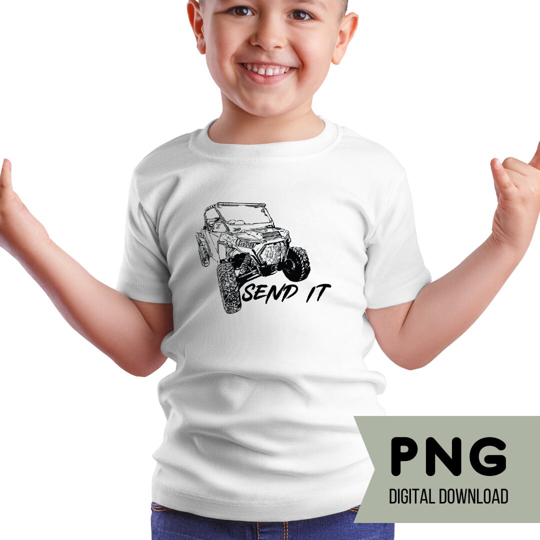 Polaris Rzr Sublimation PNG Side by Side Tshirt Design Send It Digital ...
