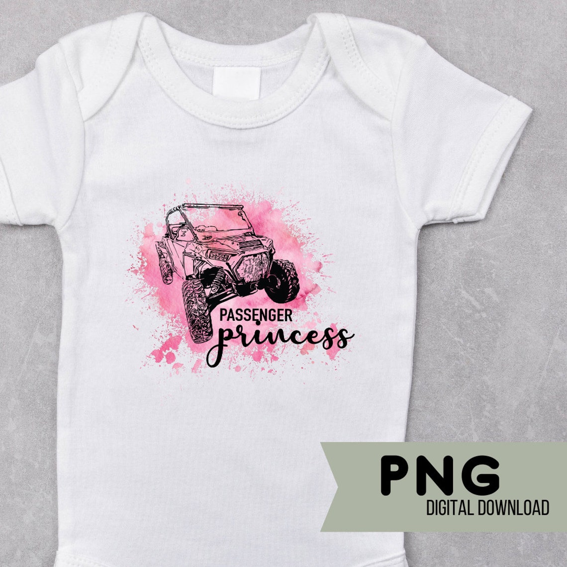 Passenger Princess PNG Polaris Rzr Sublimation PNG Side by Side Girls ...