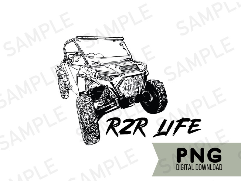 Polaris Rzr PNG Side by Side Sublimation Pngpolaris Rzr Ride ...