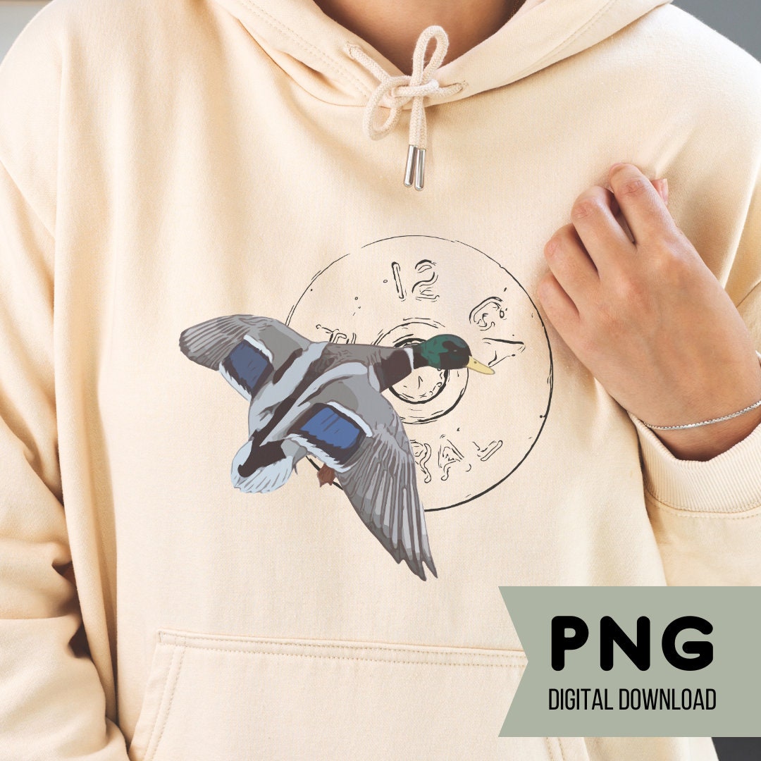 Mallard Duck Sublimation PNG Duck Hunting Sublimation Image Flying Duck ...