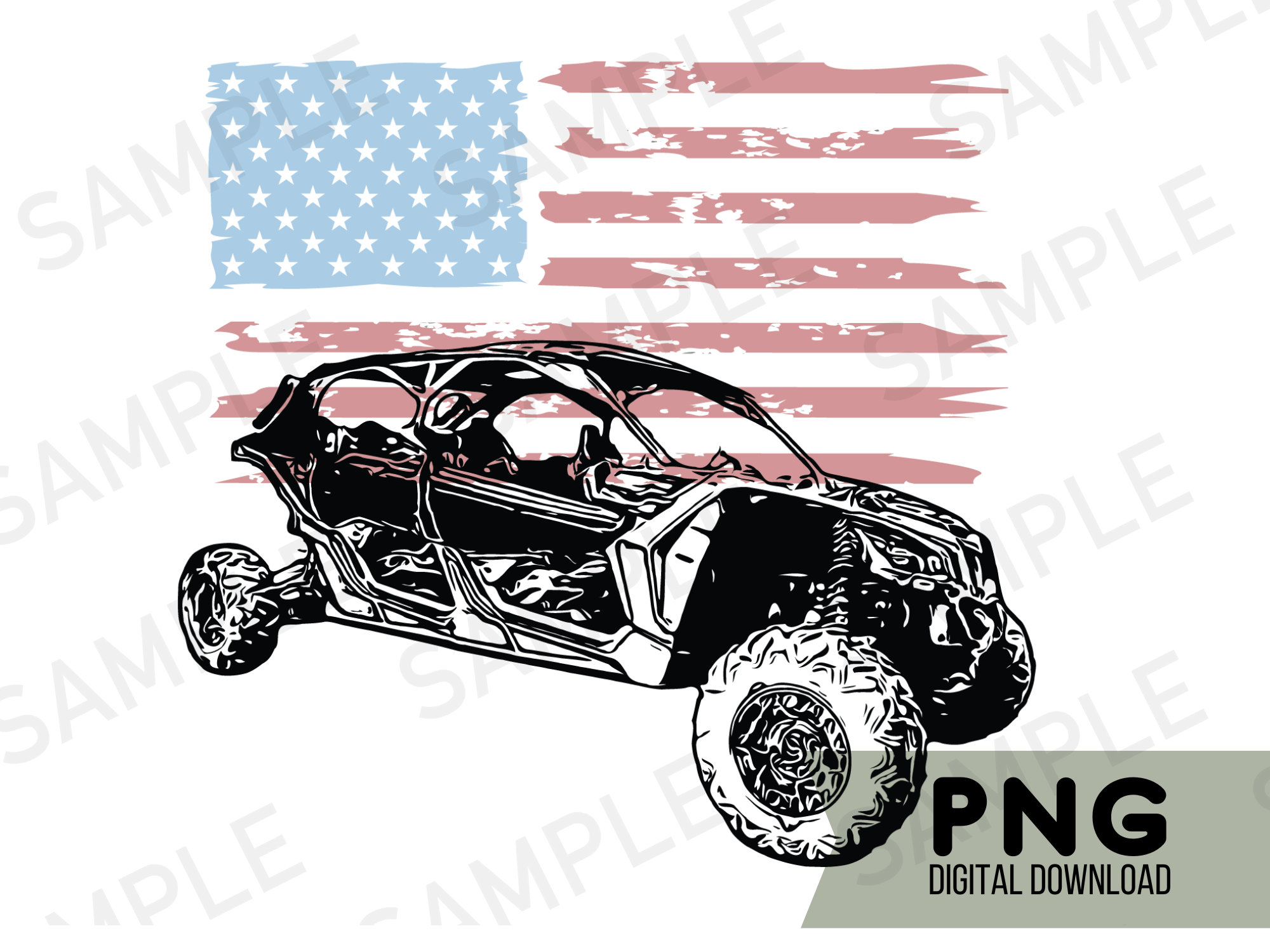 Can Am Flag PNG Maverick X3 Sublimation Pngside by Side - Etsy