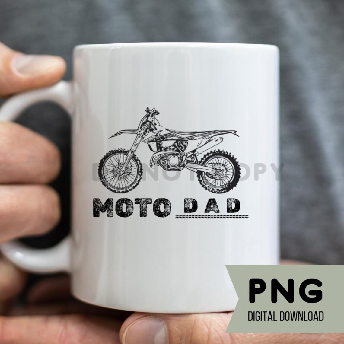 Moto Dad PNG Dirt Bike Sublimation PNG Motorbike Dad Tshirt Design ...