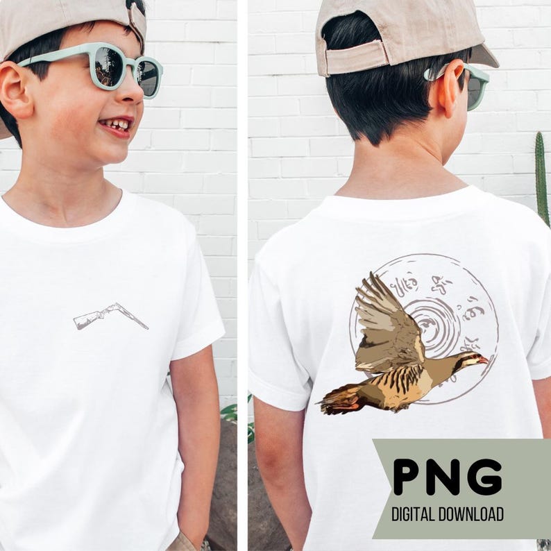 Chukar PNG Flying Chukar Bird Hunting Tshirt Design PNG Upland Bird ...
