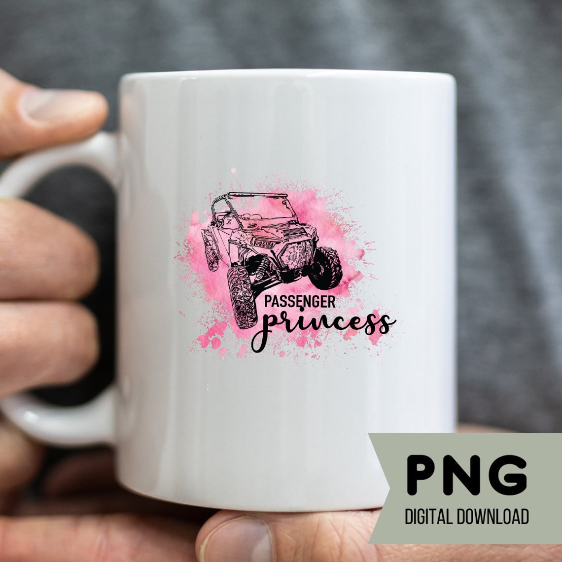 Passenger Princess PNG Polaris Rzr Sublimation PNG Side by Side Girls ...