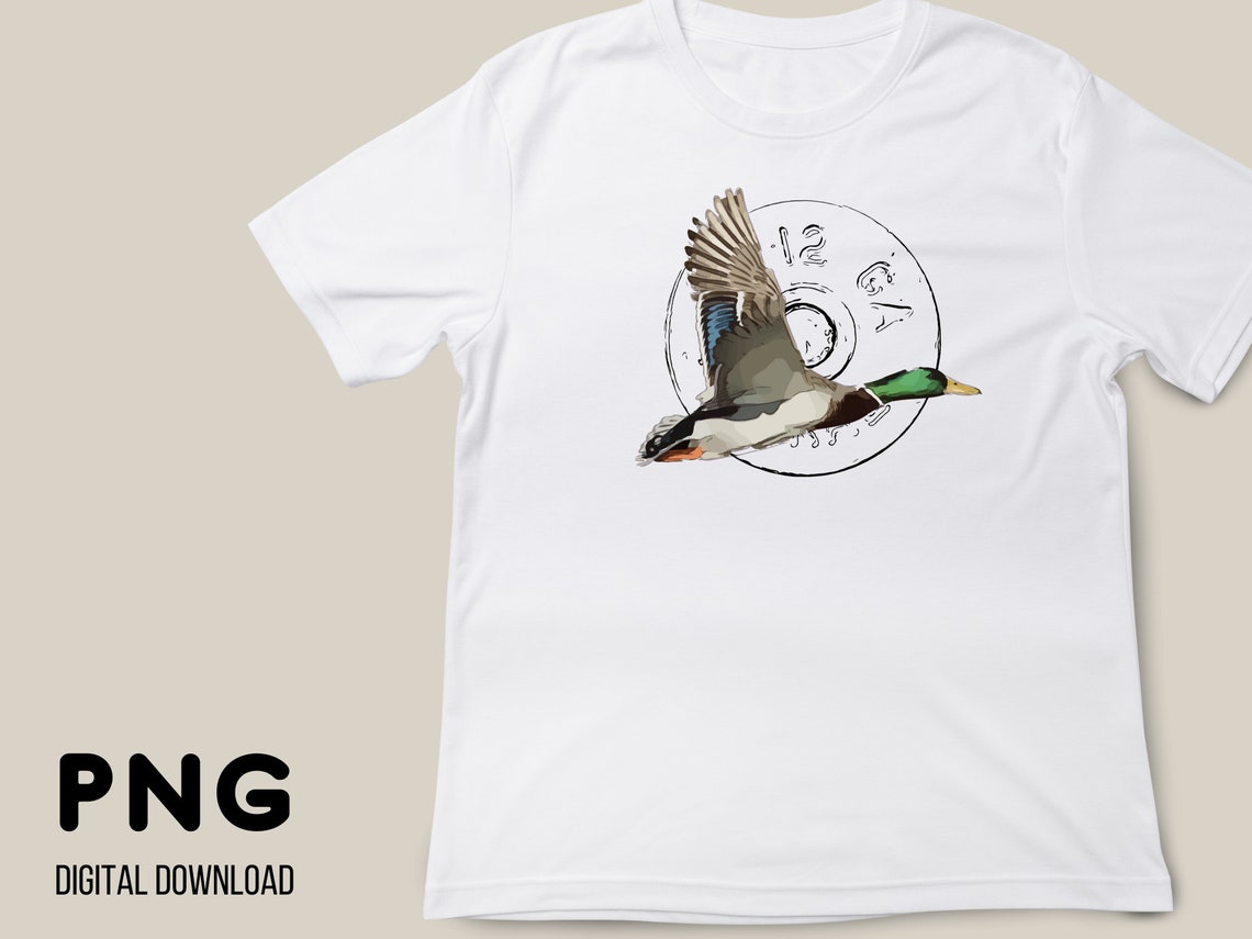 Mallard Duck Sublimation PNG Duck Hunting Sublimation Pngduck ...
