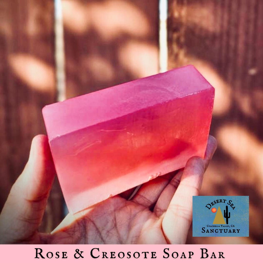 Rose and Creosote Soap Bar Made With Creosote Healing Oil and Pure Rose ...