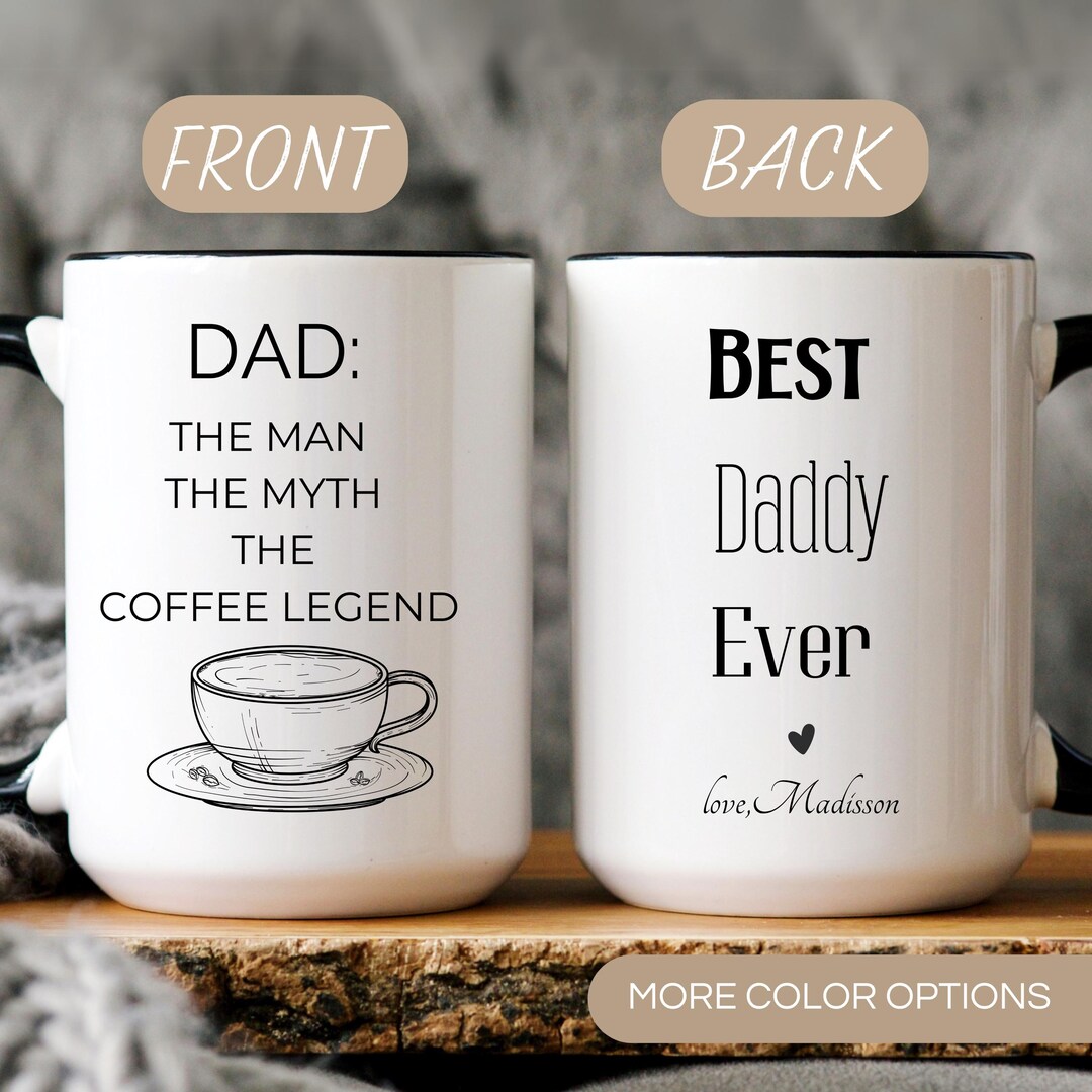Best Dad Mug,dad Mug,personalized Dad Mug,dad Gift From Kids,dad ...