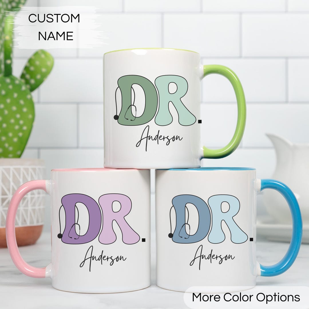 Custom Doctor Mug With Name, Personalized Coffee Cup for Doctor ...