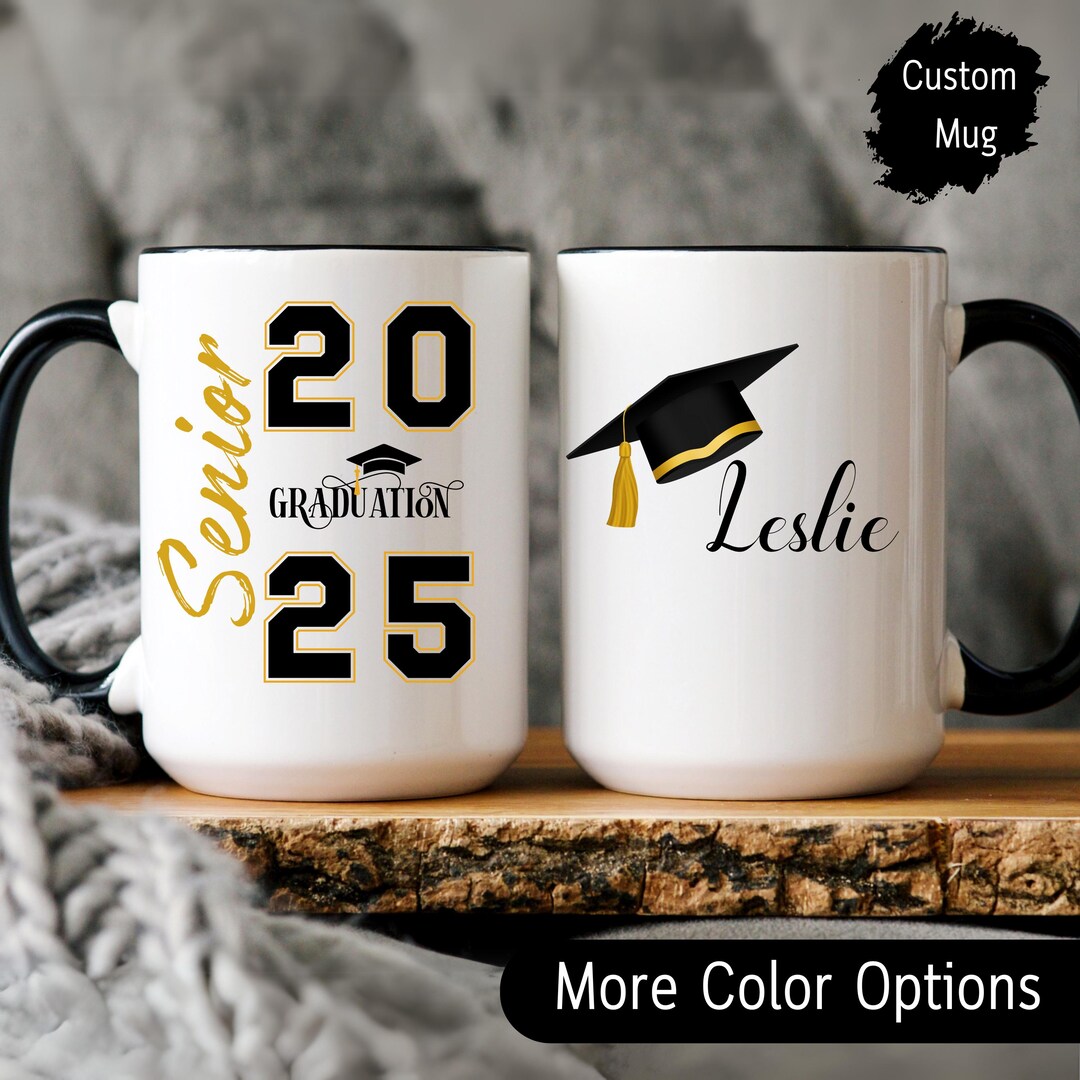Custom Senior 2025 Mug,graduation Mug,class of Gift,custom Grad ...