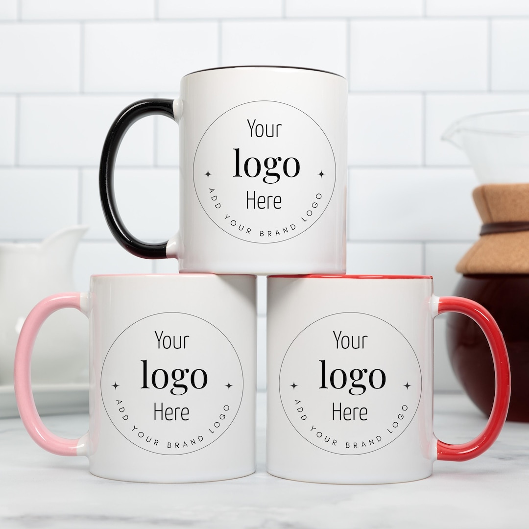 Custom Logo Mug,company Logo Mug,mug With Logo,business Logo Mug,logo ...