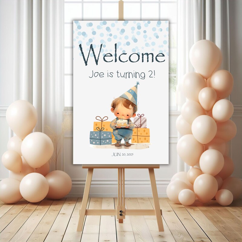Kids Birthday Sign - Etsy