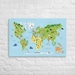 Time Zones World Map | Poster - Etsy